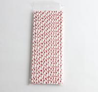 China Colorful Paper Straw for Beverage Drinking Degradable Natural 197*6mm Wrap Paper for sale