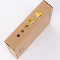 China Disposable Food Product 20cm Paper Straw with Custom Printed Biodegradable Design for sale