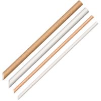 China Colorful Paper Straw for Beverage Drinking Degradable Natural 197*6mm Wrap Paper for sale