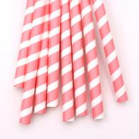 China Customized Colorful Paper Drinking Straw Made from Bagasse for Eco-Friendly Drinks for sale