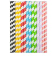 China Customized Colorful Biodegradable Paper Straws for Eco-Friendly Drinking for sale