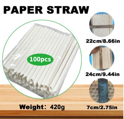 China Sugarcane Bagasse Disposable Drinking Straw 20cm Length Compostable and Biodegradable for sale