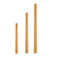 China Custom Bamboo Drinking Straw 100% Natural Biodegradable Minor Caliber 20cm Reusable Straws for sale