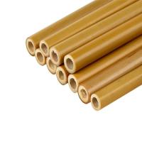 China Custom Bamboo Drinking Straw 100% Natural Biodegradable Minor Caliber 20cm Reusable Straws for sale