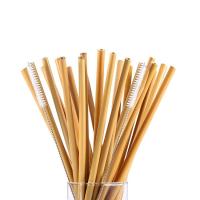 China Nature Bamboo Eco-Friendly Bamboo Straws Custom Logo Drinking Straw for sale