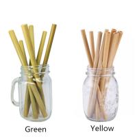 China Nature Bamboo Eco-Friendly Bamboo Straws Custom Logo Drinking Straw for sale