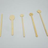 China Custom bamboo wooden coffee stirrers pack of 500 1000 for sale