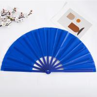China Factory Price 13-Inch Carved Jamaica Flag Folding Bamboo Fan for Carnival for sale
