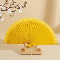 China Wholesale High Quality Colorful Spot 23 cm Gift Fan Hand-painted Wooden Fan Spanish Wooden Crafts Folding Hand Fan for sale