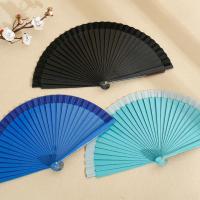 China Customized Personalized Engraved Wooden Hand Fan Eco-Friendly Folding Fan for Weddings and Gifts for sale