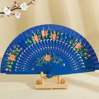China 2025 New Arrival Customized Printing Bamboo Hand Fan with Pantone Color and Multiple Sizes for OEM Service for sale