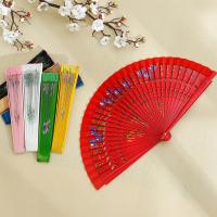 China 2025 New Arrival Customized Printing Bamboo Hand Fan with Pantone Color and Multiple Sizes for OEM Service for sale