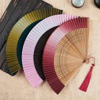 China Eco-Friendly Bamboo Hand Fan with Carved Technique and Pantone Color for Wedding Decoration for sale