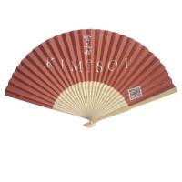 China 23*42cm 120g Painted Bamboo Hand Fan for Home Decoration and Wedding Gift for sale