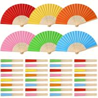 China 23*42cm 120g Painted Bamboo Hand Fan for Home Decoration and Wedding Gift for sale