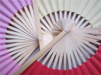 China Customizable Bamboo Folding Hand Fan in Multiple Sizes 21*38cm 23*42cm 26.5*47cm for Wedding Decoration and Promotions for sale