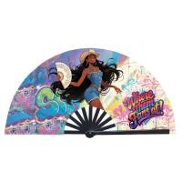 China Customizable Bamboo Carved Painted Hand Fan for Home Decoration and Business Gift for sale