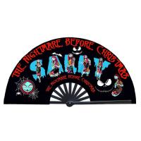 China Customizable Bamboo Carved Painted Hand Fan for Home Decoration and Business Gift for sale