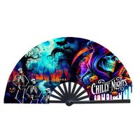 China Customizable Bamboo Carved Painted Hand Fan for Home Decoration and Business Gift for sale