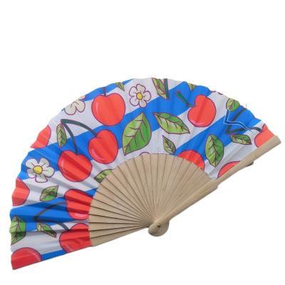 China Wooden Antique Style Hand Fan for Wedding Souvenir and Festival Gift Custom Printed for sale