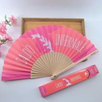 China Wooden Antique Style Hand Fan for Wedding Souvenir and Festival Gift Custom Printed for sale