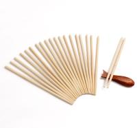 China Eco-Friendly Disposable Bamboo Chopsticks with Custom Logo and Natural Color Packed 100prs/bag for sale