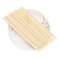 China Wholesale Disposable Bamboo Chopsticks with Custom Logo and Natural Color Packed 100prs/bag for sale