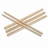 China Wholesale Disposable Bamboo Chopsticks with Custom Logo and Natural Color Packed 100prs/bag for sale