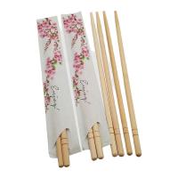 China Wholesale Eco-Friendly Customizable Disposable Bamboo Chopsticks with 4.0-5.0mm Thickness for Restaurants and Household Use for sale