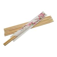 China Wholesale Eco-Friendly Customizable Disposable Bamboo Chopsticks with 4.0-5.0mm Thickness for Restaurants and Household Use for sale