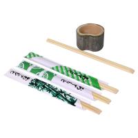 China 100% Natural Moso Bamboo Disposable Chopsticks with Custom Logo and High Temperature Sterilization for Sushi for sale