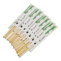 China Disposable Bamboo Chopsticks with Customized Printing Eco-Friendly 20cm Length for Sushi and Restaurants for sale