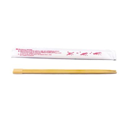 China 21cm Length Eco-Friendly Disposable Bamboo Chopsticks with Paper Cover for Take-Away Food for sale