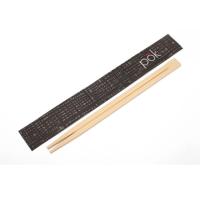 China Custom Printed Disposable Bamboo Chopsticks Made from 100% Natural Moso Bamboo with High Temperature Sterilization for sale