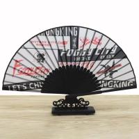 China Custom Printed 8 Inch Hand Fan Made from Natural Moso Bamboo - Portable Folding Fan for sale