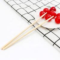 China Custom disposable chopsticks round bamboo chop sticks with paper bag or plastic package tableware bag for sale