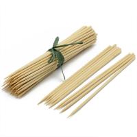 China Versatile Bamboo Skewers 6.0mm Diameter 18cm Length Ideal for Appetizers and Desserts for sale