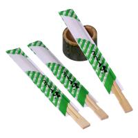 China Personalized Logo Full Paper Packaging Disposable Wrapped Paper for Bamboo Chopsticks OEM Accepted for sale
