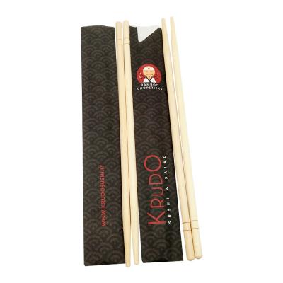 China Portable Hashi Wooden Cooking Chopsticks ,  Sleeve Custom Engraved Chopsticks for sale