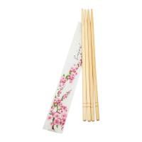 China Fast Food Korean Round Bamboo Chopsticks Sushi Japanese Splinter Free for sale