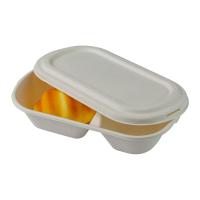 China 100% Biodegradable Compostable Sugarcane Fiber Bagasse Food Container for sale