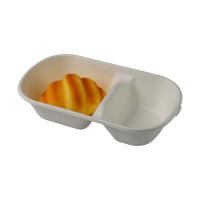 China 100% Biodegradable Compostable Sugarcane Fiber Bagasse Food Container for sale