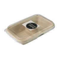 China Biodegradable Paper Pulp Lunch Container, Sugarcane Bagasse Food Container, Disposable Tableware for sale