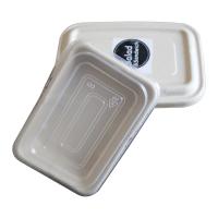 China Factory 100% Biodegradable Compostable Bagasse Pulp Packaging Food Container for sale