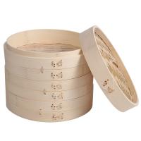 China 10 Inch Tier Basket Cooking Stainless HQ-bamboo Wechef 2 Layer Rice Noodle Roll Steamer for sale