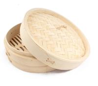 China 10 Inch Tier Basket Cooking Stainless HQ-bamboo Wechef 2 Layer Rice Noodle Roll Steamer for sale