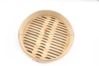 China Custom Dim Sum Bamboo Steamers , Two Tier Bamboo Steamer Kitchen for sale