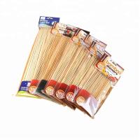China Wholesale Custom Multiple Sizes Barbecue Round Bamboo Sticks High Quality Cheap BBQ Skewers Grill Tools Disposable Bamboo Sticks for sale