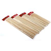 China Wholesale Custom Multiple Sizes Barbecue Round Bamboo Sticks High Quality Cheap BBQ Skewers Grill Tools Disposable Bamboo Sticks for sale