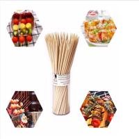 China Disposable Skewers AA Grade Natural Rattan Bamboo Stick Wholesaler for Barbecue Tool for sale